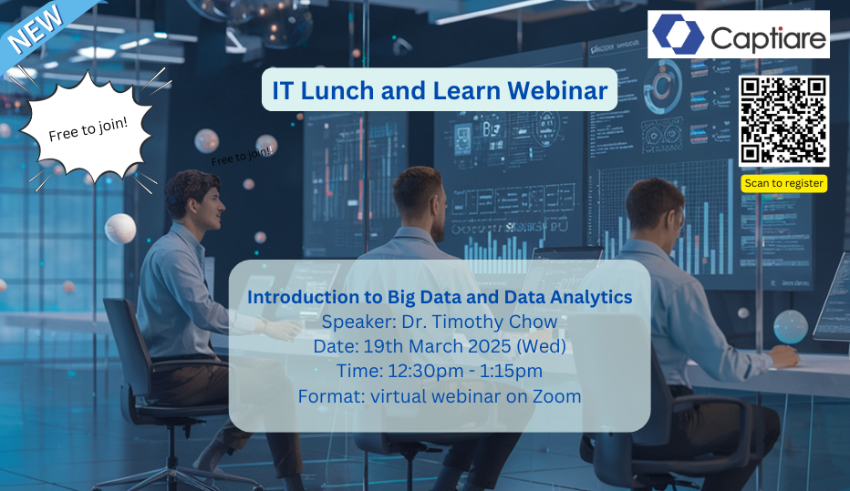 Invitation to Captiare Lunch and Learn Webinar